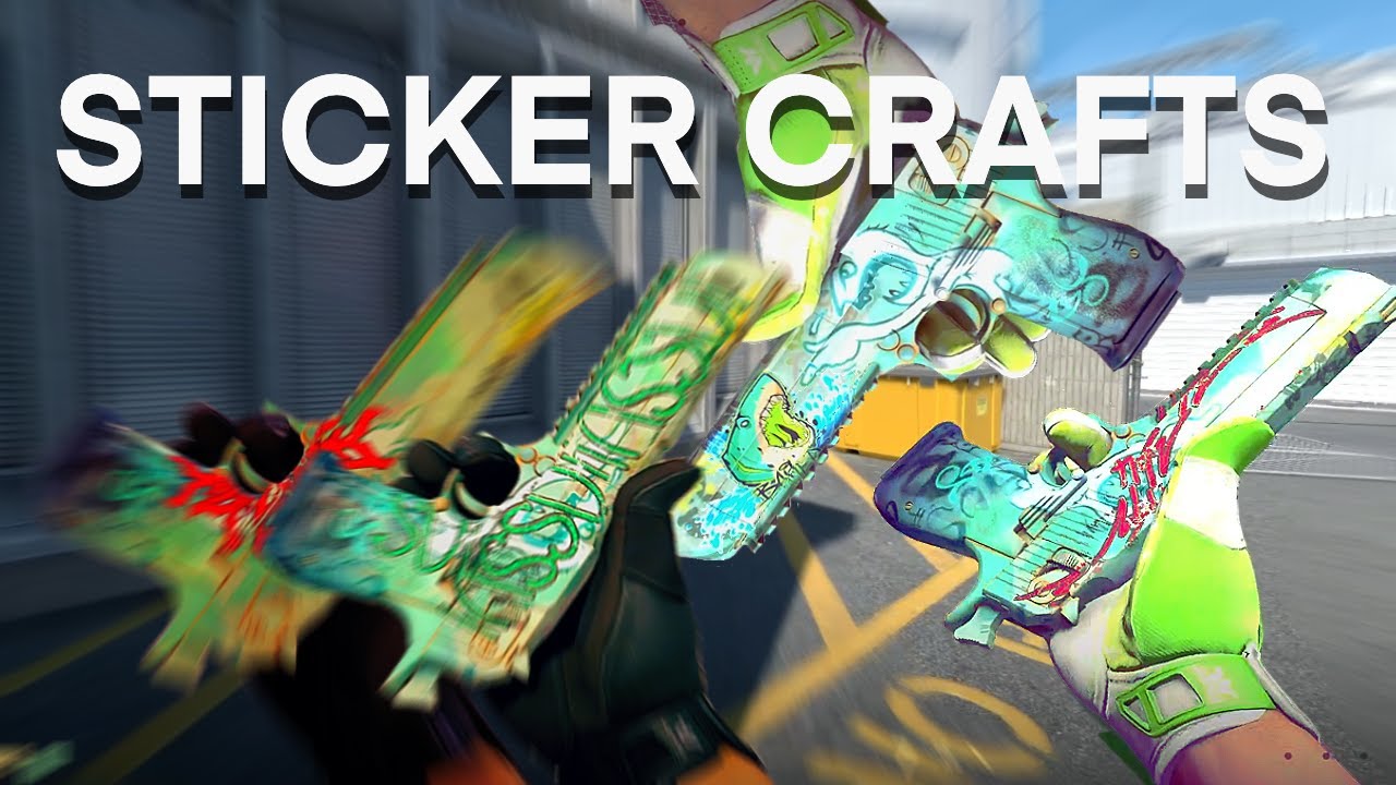 Desert Eagle | Tilted CS2 sticker crafts - YouTube