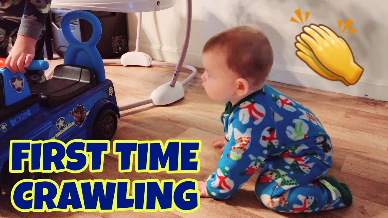 BABY BEVAN STARTED TO CRAWL!! 👏🤗 - YouTube