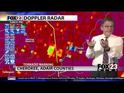 Fox23 Severe weather coverage 5/19/2025 (1/3) - YouTube