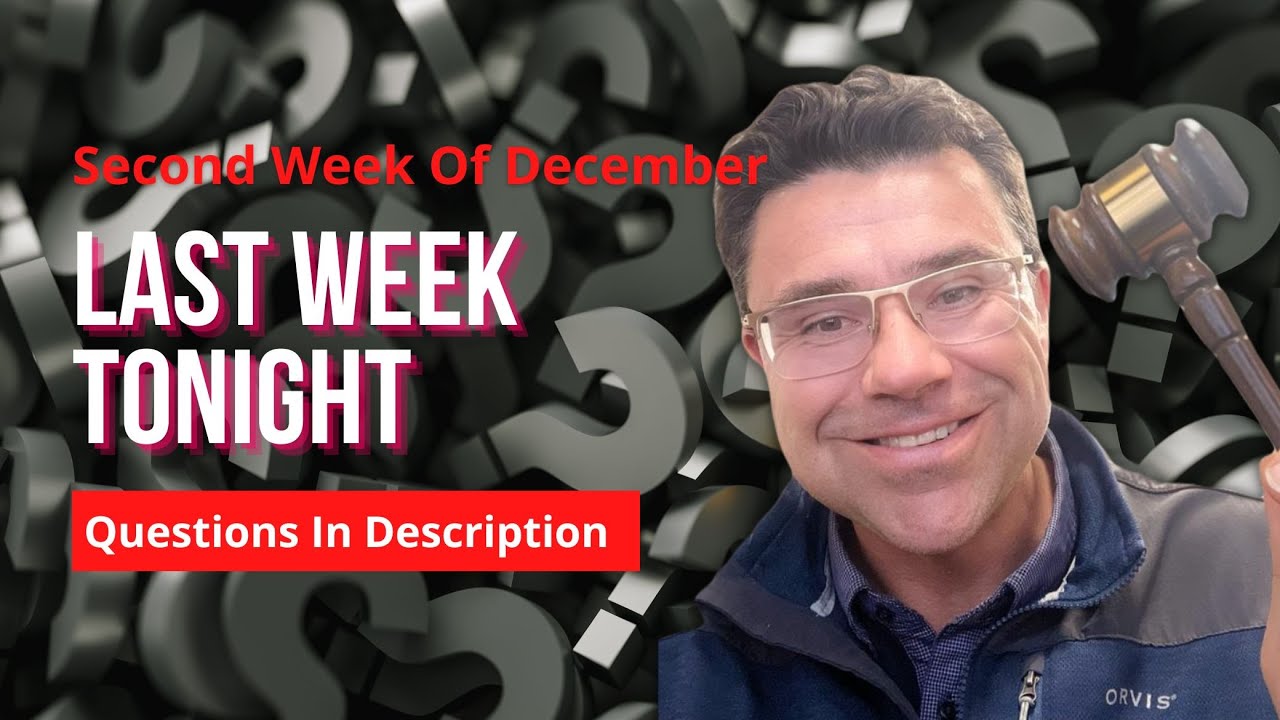 Can I Answer All Your Questions? Last Week Tonight Vol 6 - YouTube