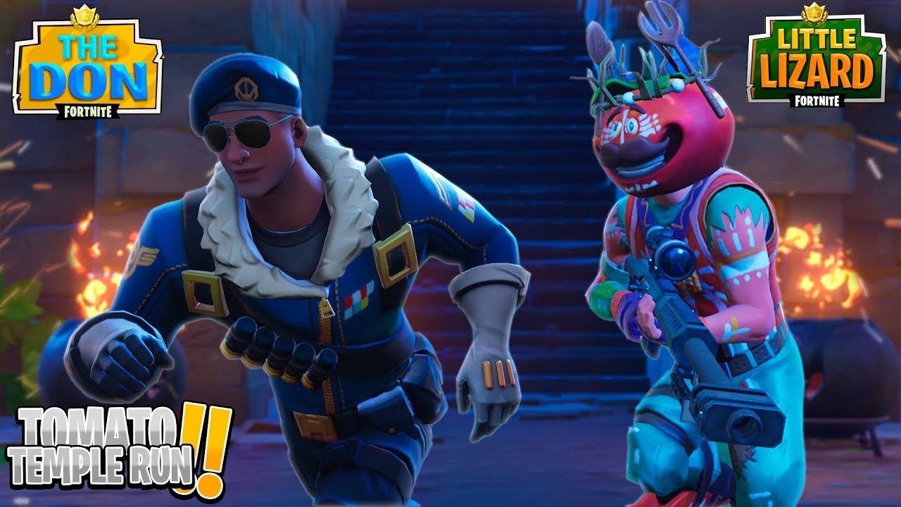 FORTNITE TEMPLE RUN - Fortnite Battle Royale Custom Game mode /w Little ...