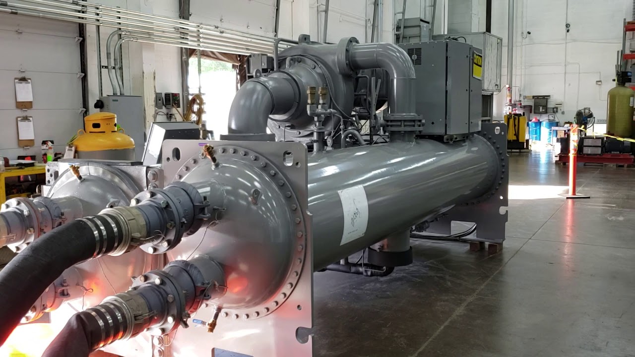 Carrier 19XR 400 ton Water-cooled Chiller. SKU# 2584 - YouTube