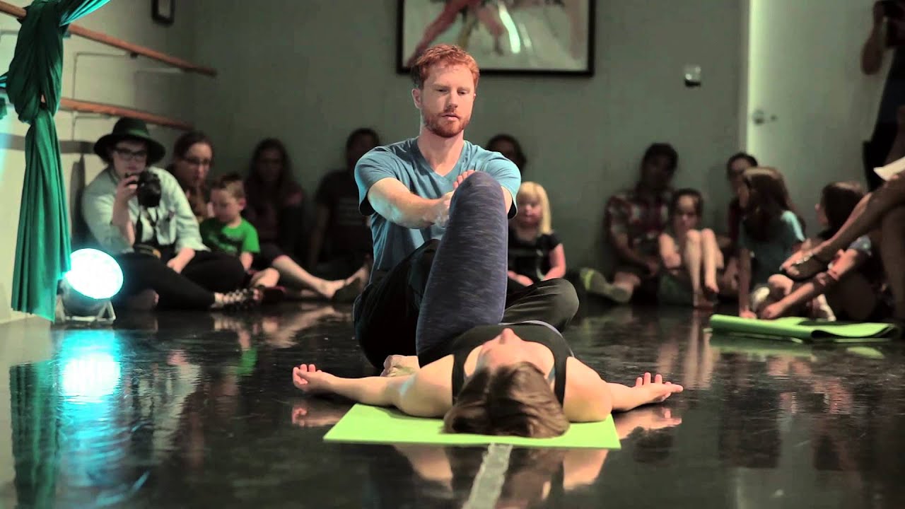 Acro Yoga: Laurel Goodman and Dan - YouTube