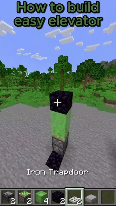 How to build EASY elevator in Minecraft #minecraft #miner - YouTube