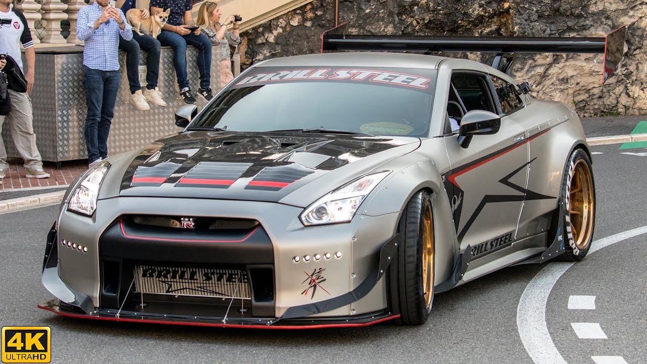 A collection of NISSAN GT-R in Monaco | 2020 4K - YouTube