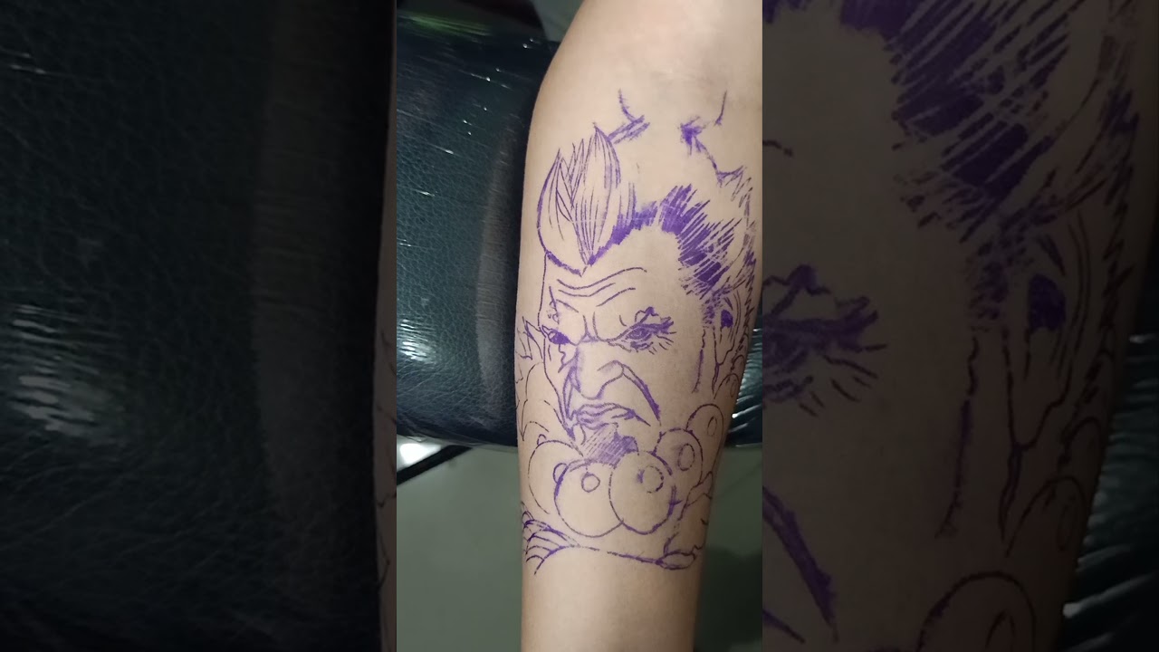 Akuma Street fighter Realistic Tattoo - YouTube