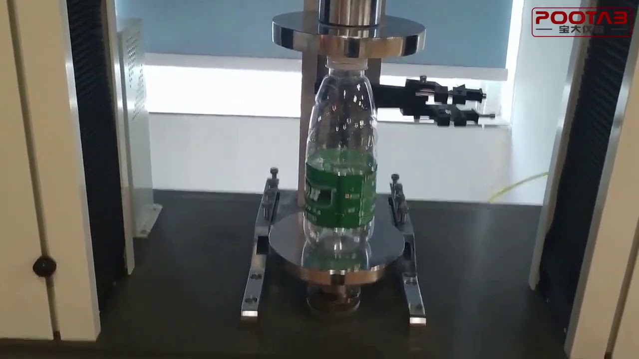 Drink Bottle Top Compression Load Testing Machine PET Container ...