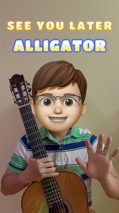 See You Later, Alligator | Sing-Along Goodbye Song for Kids (Guitar ...