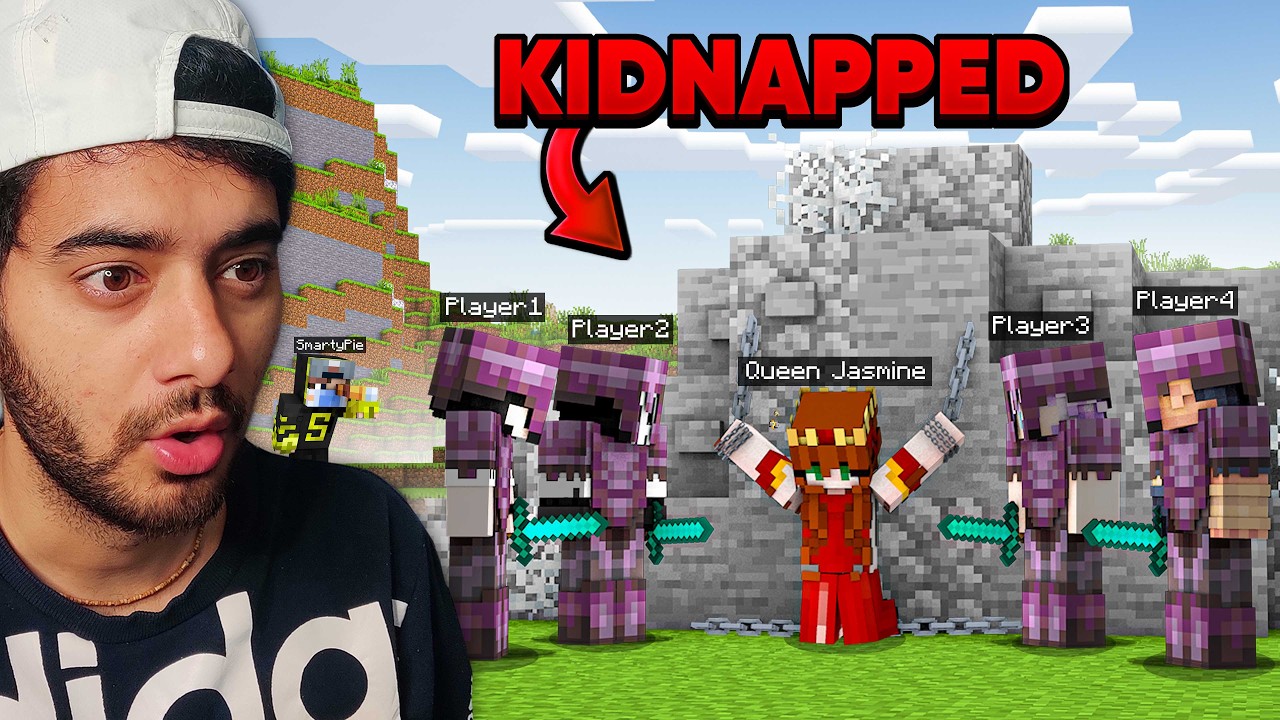 Hunting 4 Players Who Kidnapped Queen Jasmine | Minecraft - YouTube