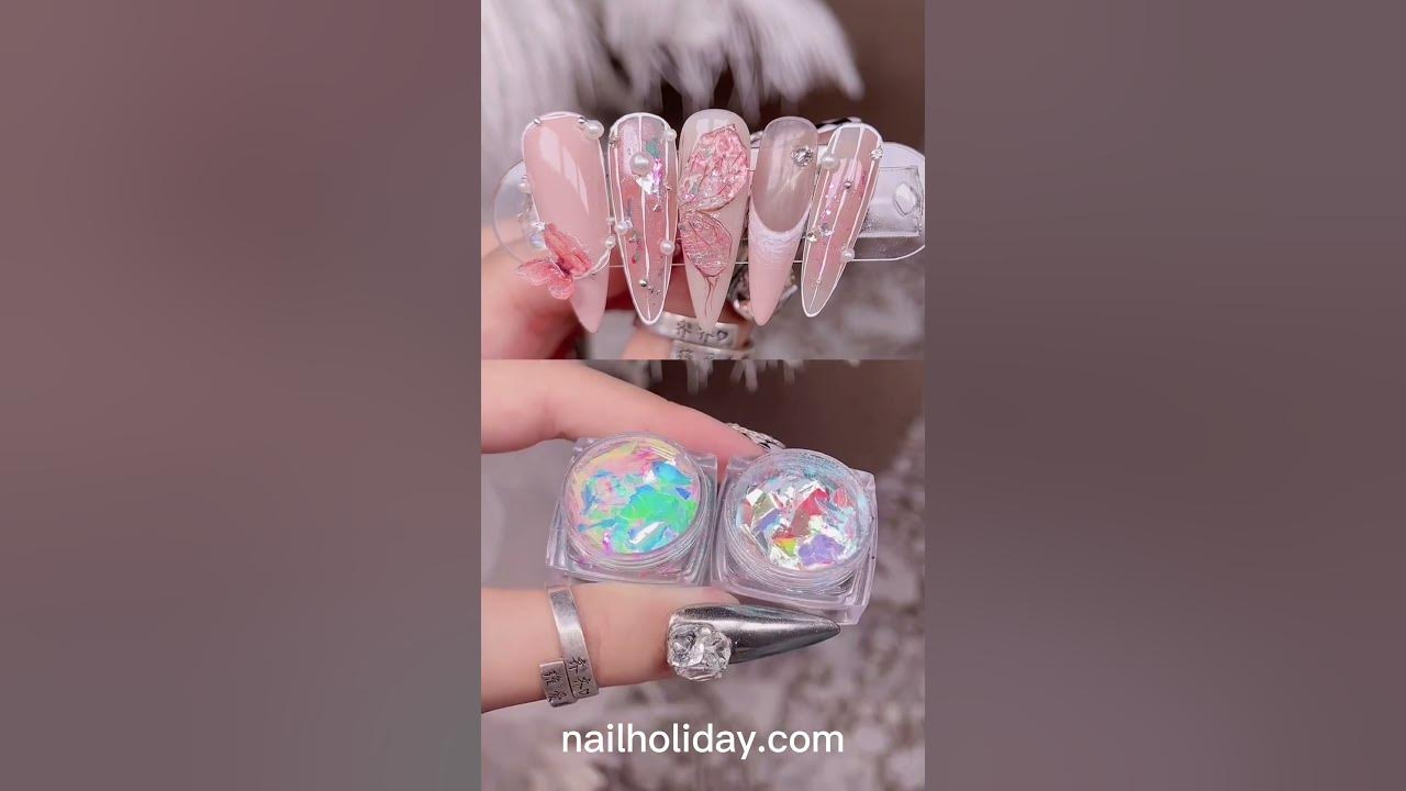 Do A Butterfly With Seashells nailsupply butterflynailart YouTube do-a-butterfly-with-seashells-nailsupply-butterflynailart-youtube