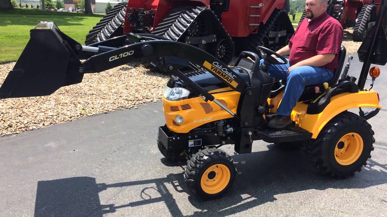 Cub Cadet Yanmar Sc2400 Tractor Sold on ELS! - YouTube