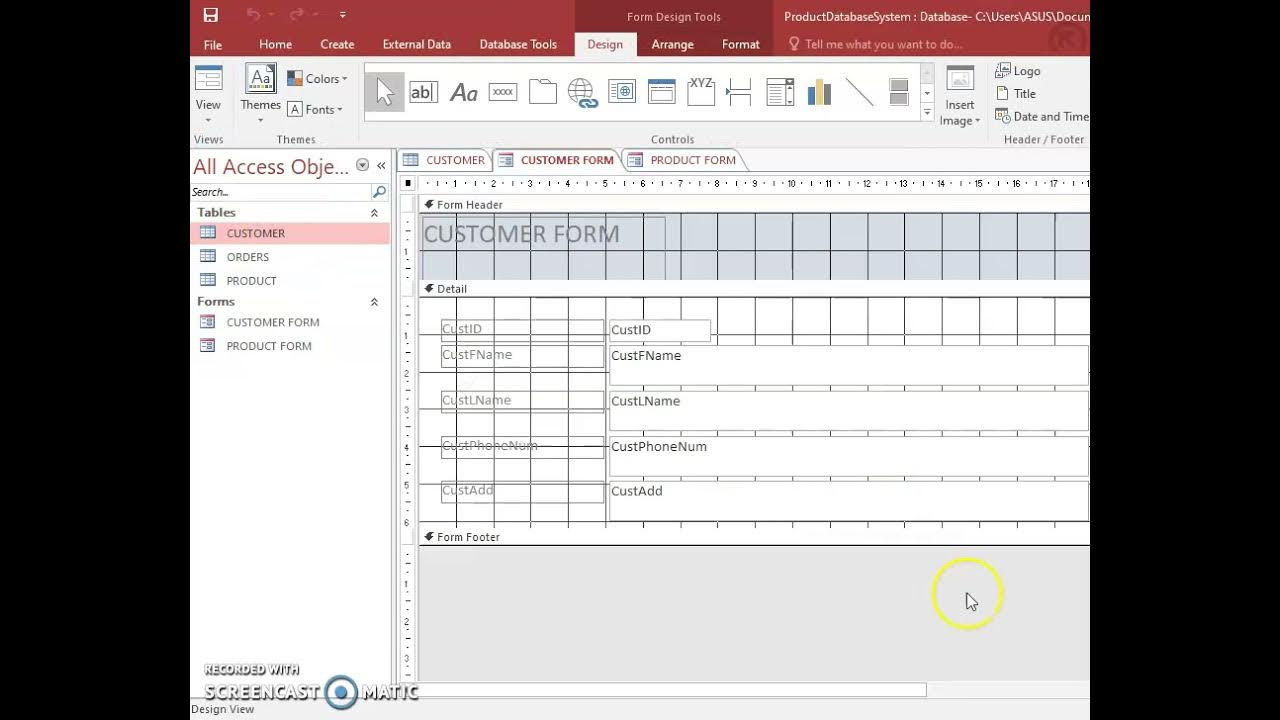 Create Form using Wizard - YouTube