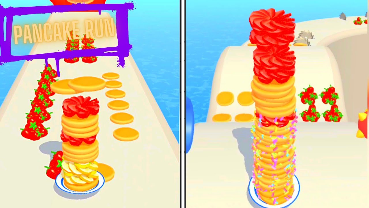 Pancake Run 3D 🥞🧁🥞 All Levels Gameplay Walkthrough Android,ios MAX ...