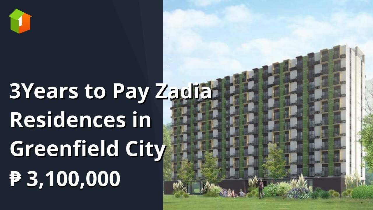 3Years to Pay Zadia Residences in Greenfield City - YouTube