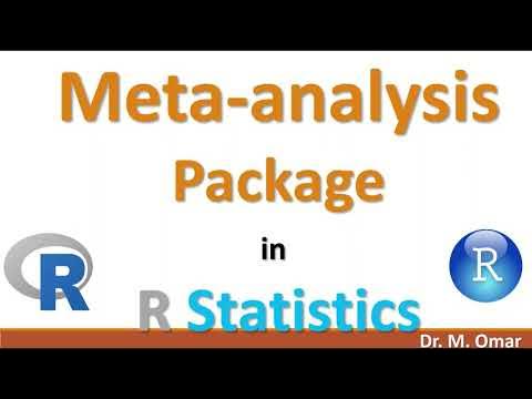 Meta analysis package with functions in R Statistics - YouTube