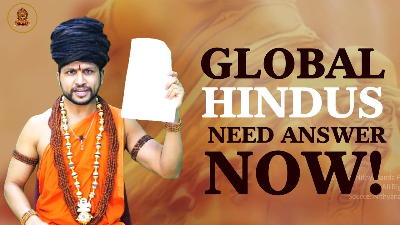 Swami #nithyananda Passport Matter: Global Hindus Need Answer Now - YouTube