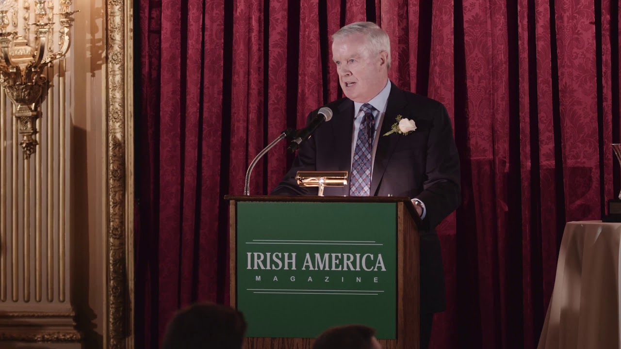 Michael Clune's remarks at the Irish America 2019 Business 100 - YouTube