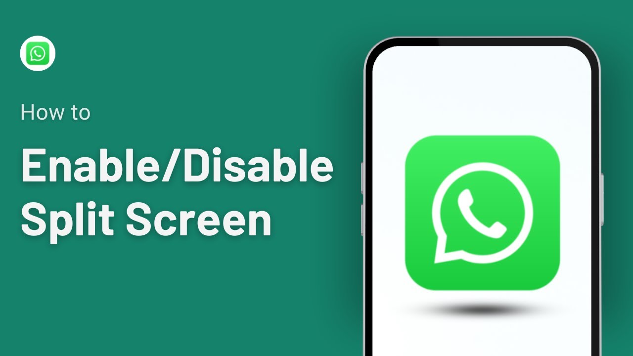 How To Enable or Remove | Disable WhatsApp Android Tablet Split Screen ...