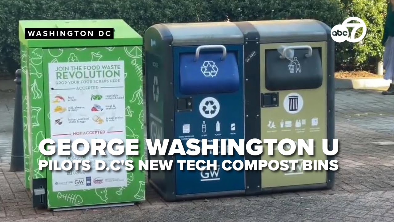 George Washington U pilots D.C's new compost bins that use tech to ...