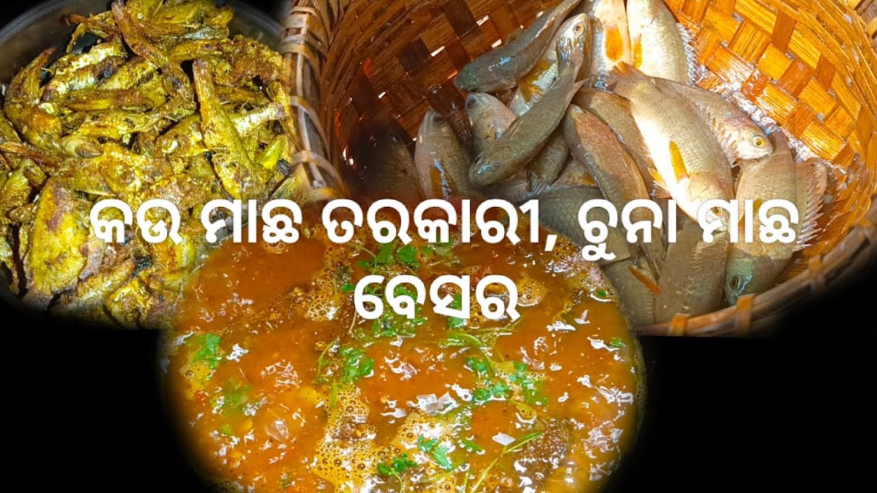 ଦେଶୀ ମାଛ ତରକାରି, ଖଟା ବେସର (କଉ ମାଛ)FISH CURRY RECIPE IN ODISHA - YouTube