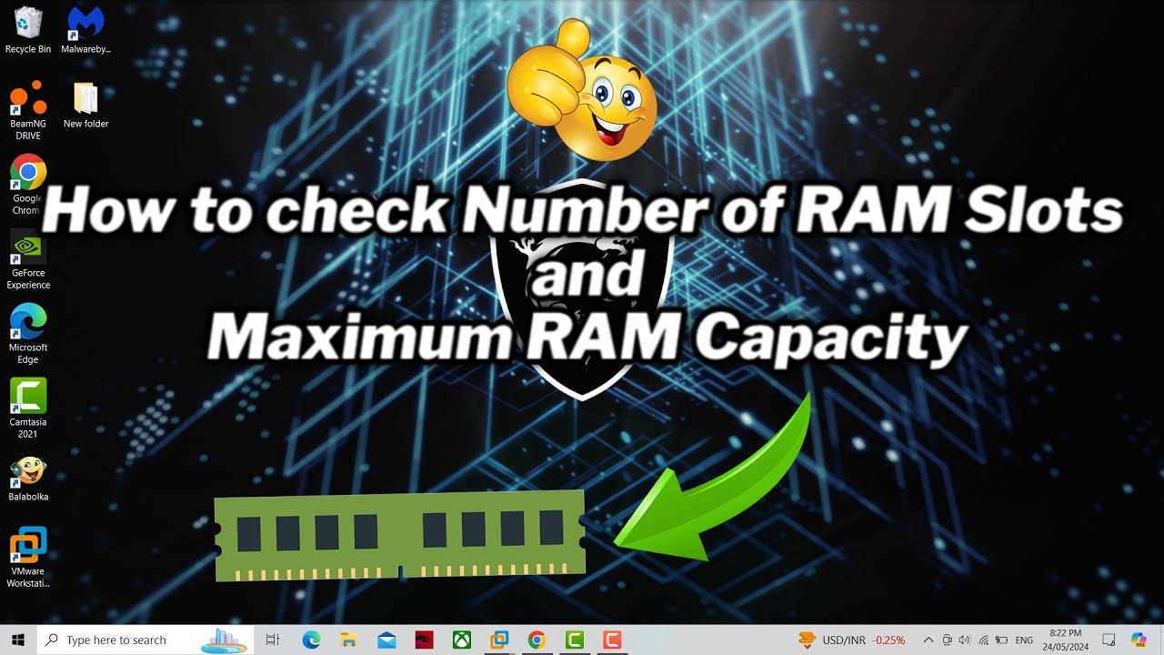 How to check Number of RAM Slots and Maximum RAM Capacity (quick ...