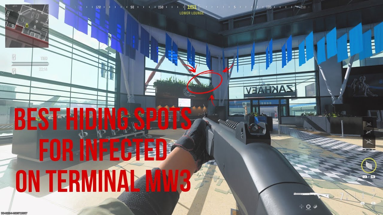 The best hiding spots for infected on "Terminal" MW3 ( Impossible to ...