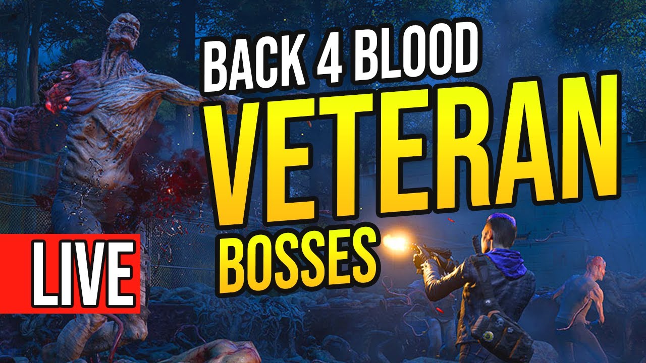 VETERAN MODE in Back 4 Blood Gameplay "INSANE BOSSES & FREAKY HAG ...