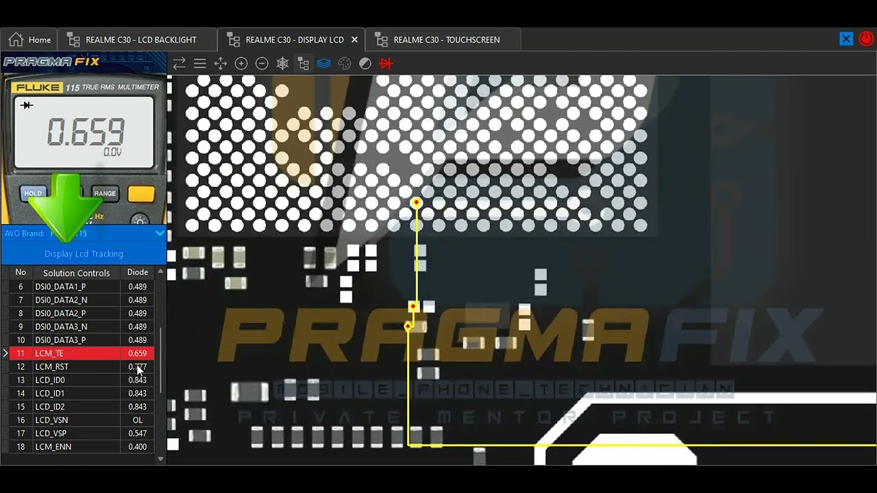 REALME C30 : LCD LIGHT WAYS (BACKLIGHT), DISPLAY LCD WAYS & TOUCHSCREEN ...