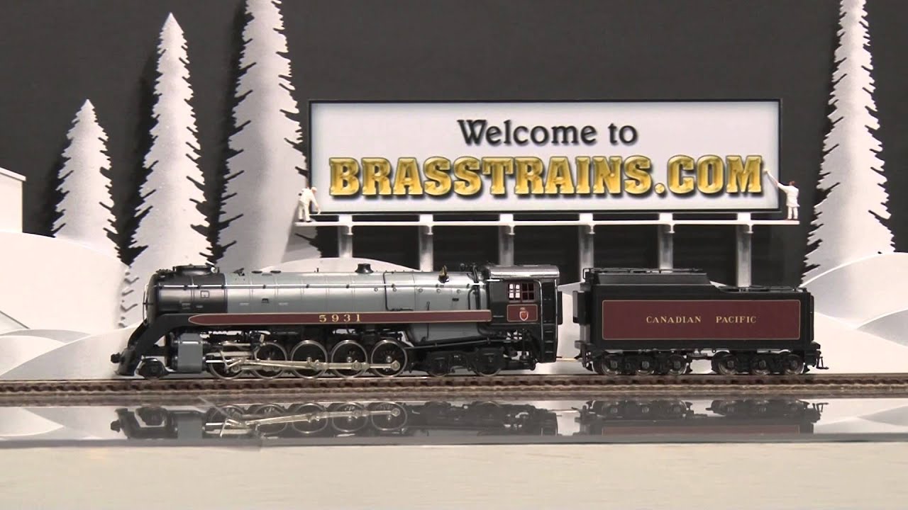 049052-HO Van Hobbies CP Canadian Pacific 2-10-4 T-1c Selkirk #5931 w/ Coasting Drive - YouTube