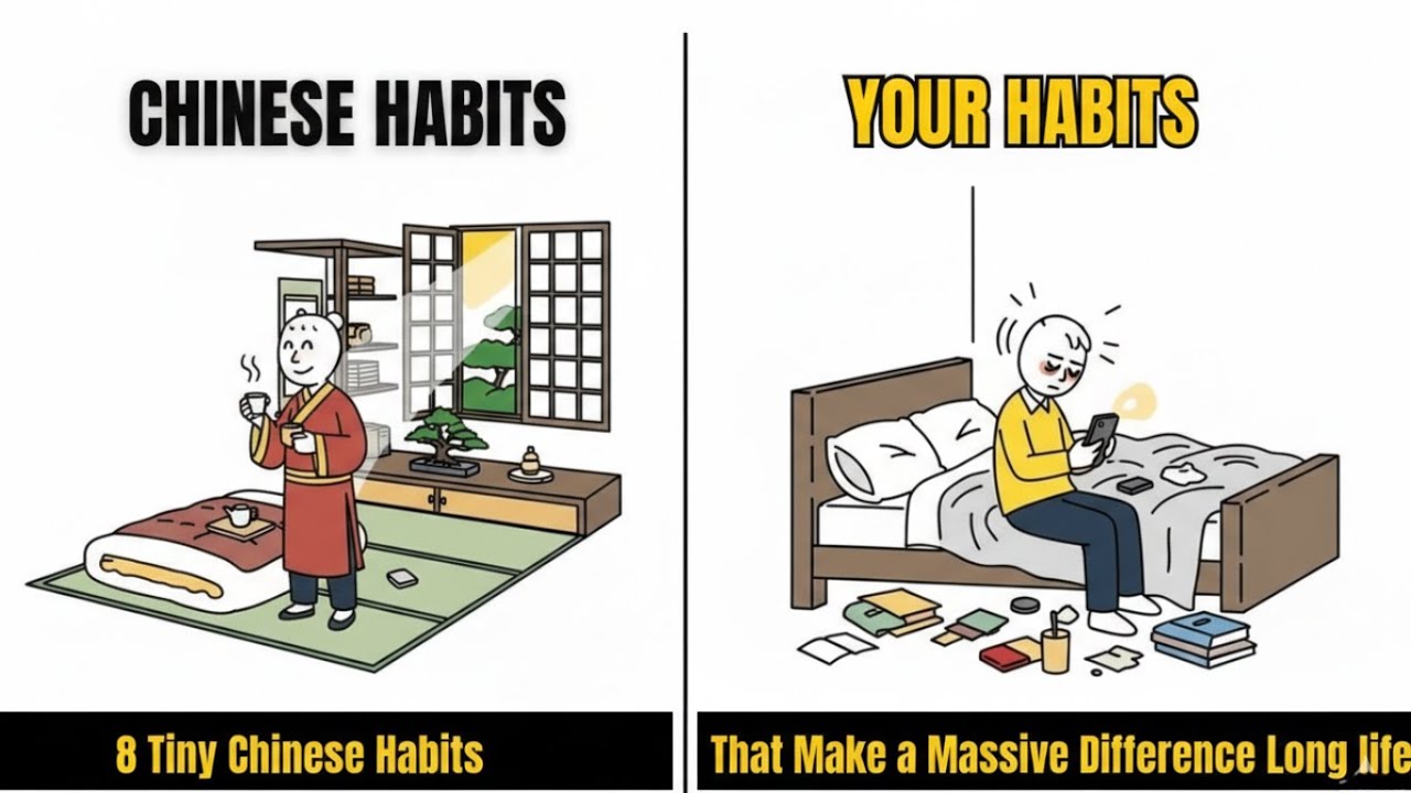 8 Tiny Chinese Habits That Make a Massive Difference Long life - YouTube