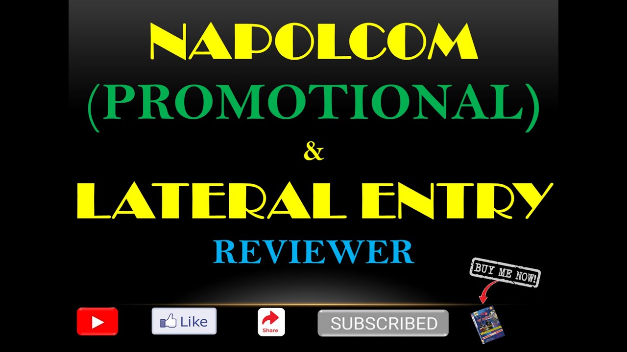 #25 (OPERATION) - NAPOLCOM PROMOTIONAL § LATERAL ENTRY REVIEWER - YouTube