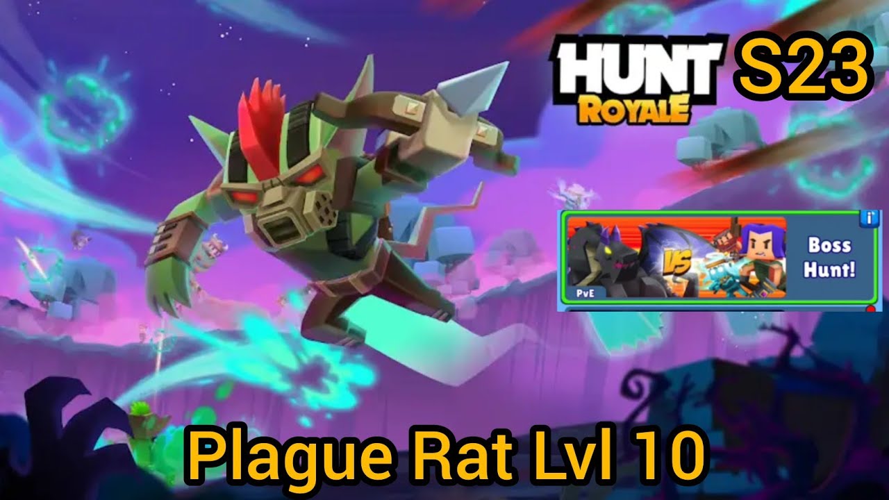 Hunt Royale - S23 Plague Rat Boss Hunt - YouTube