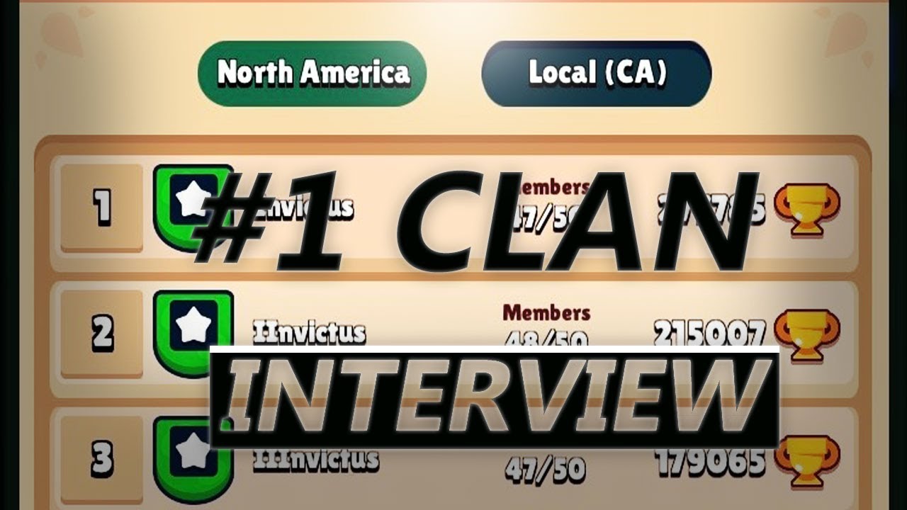 #1 Clan Invictus Interview [Brawl Stars] - YouTube