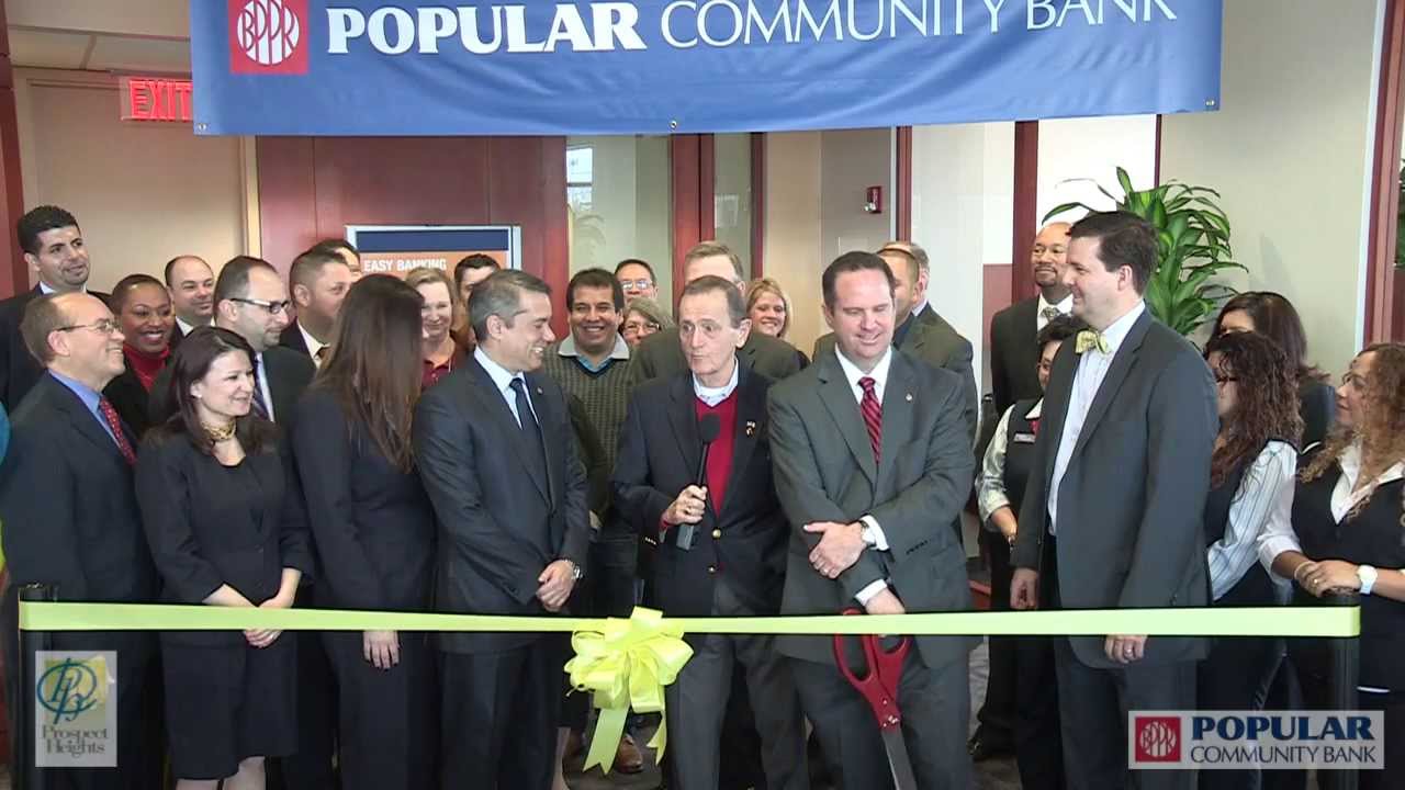 Popular Community Bank Grand Opening - YouTube