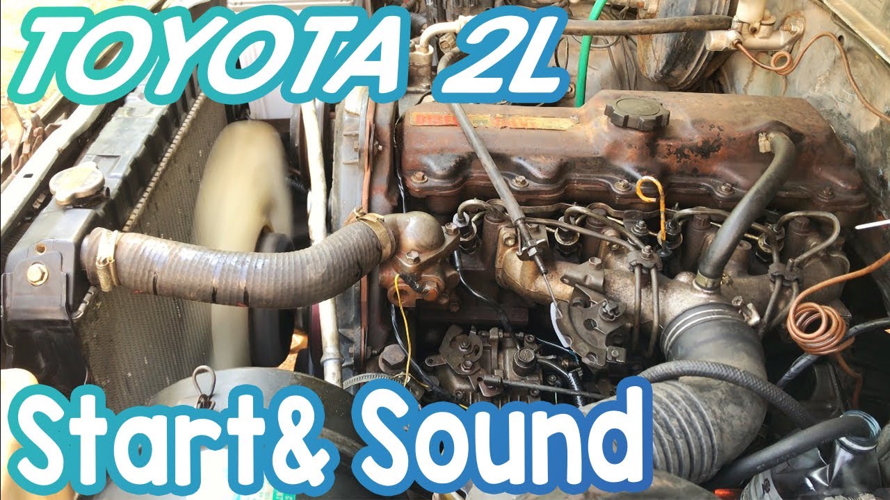 ติดเครื่อง Toyota 2L - Engine Start Up and Sound - YouTube