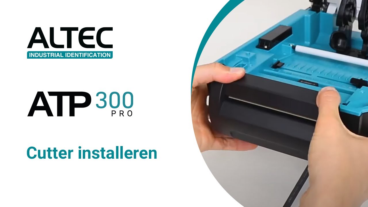 ATP-300 Pro labelprinter | Cutter Installeren | ALTEC industrial ...