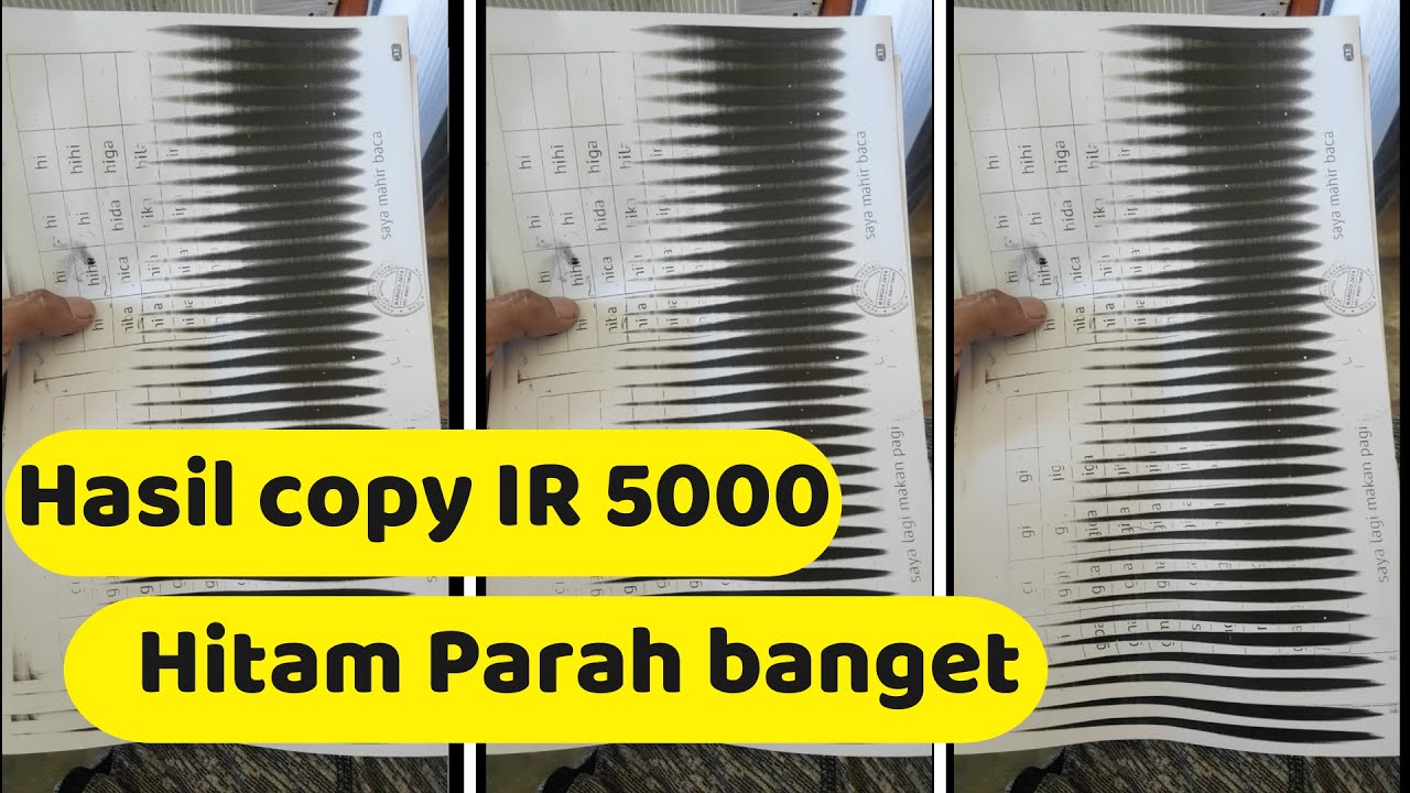 IR 5000 hasil hitam di tengah - YouTube