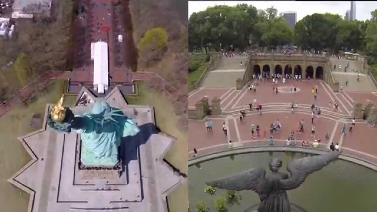 NYC - FREE Drone Tour - Statue of Liberty, Central Park, 911 Memorial ...