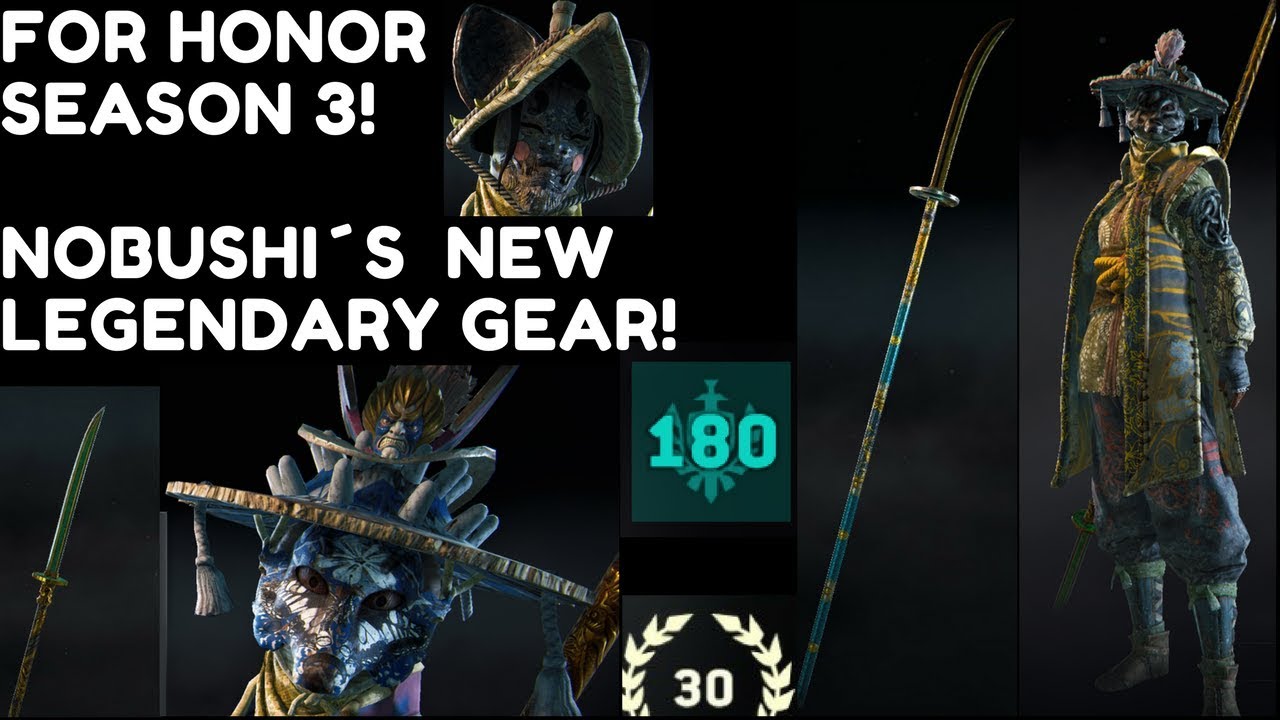 SEASON 3 NOBUSHI´S NEW LEGENDARY GEAR! 180 SCORE! - YouTube