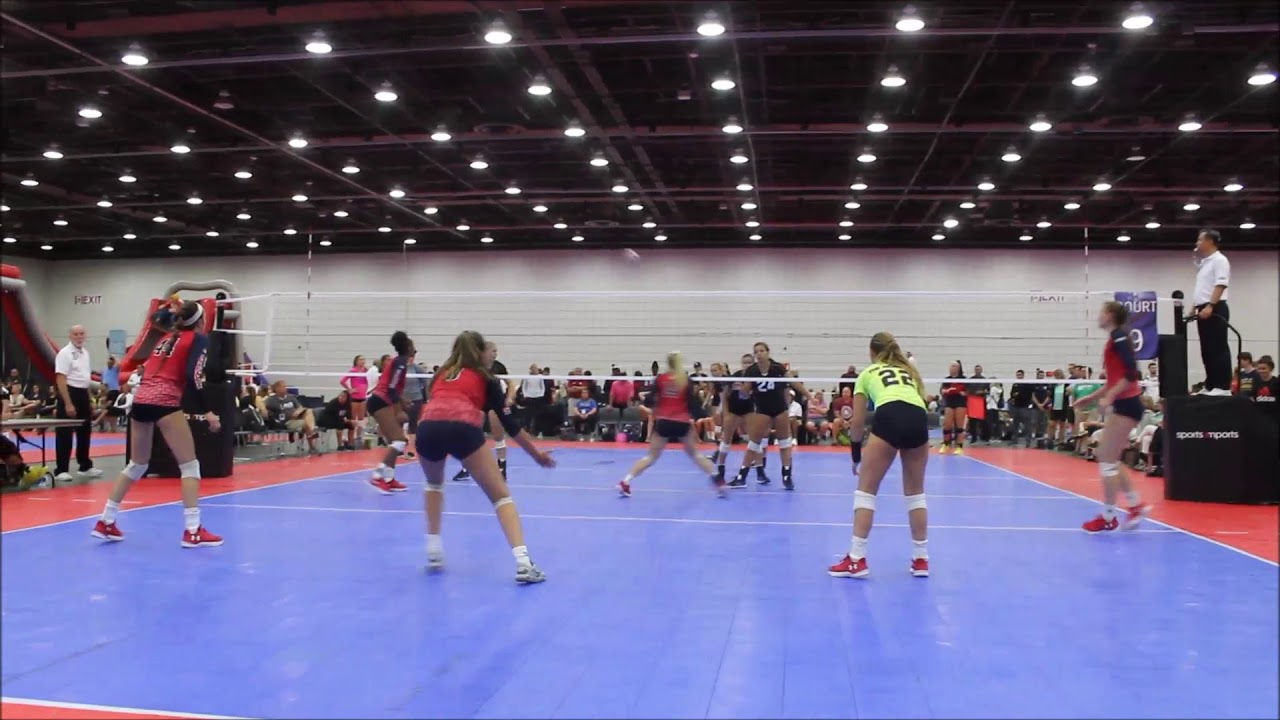 Sam Csire 2018 JO Volleyball Highlights - YouTube