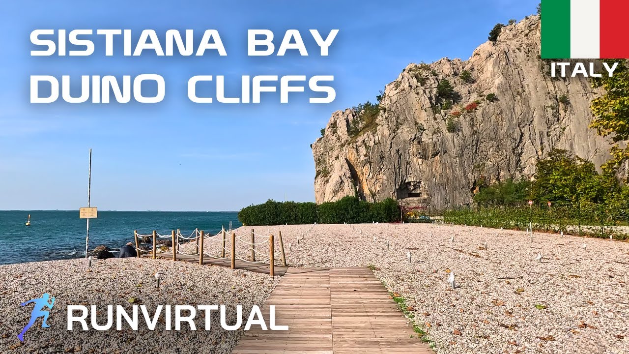Scenic Run in Italy: Sistiana Bay and Portopiccolo | Duino Cliffs - YouTube