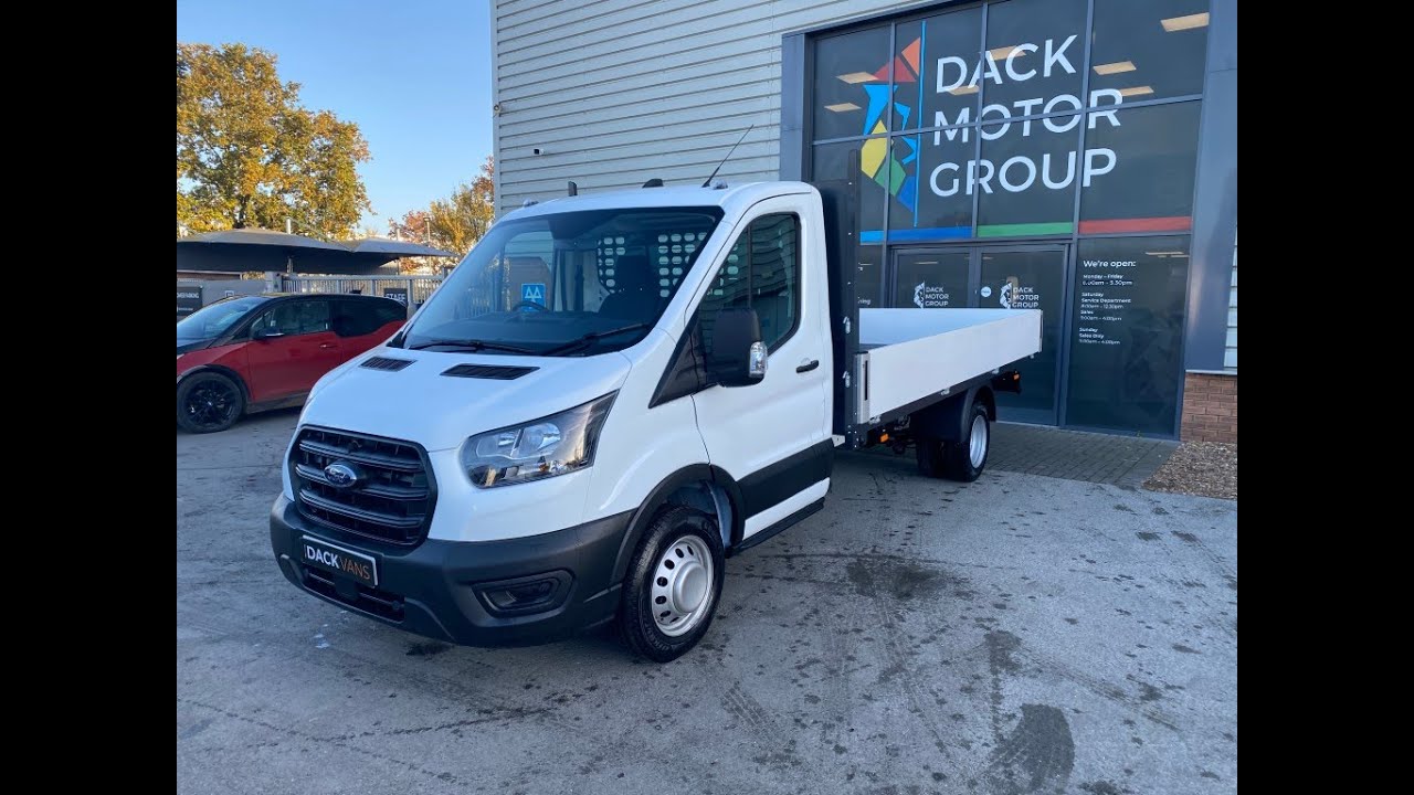 2024 Ford Transit 24 Reg L4 Alloy Dropside, DRW, 3-ton towing weight ...