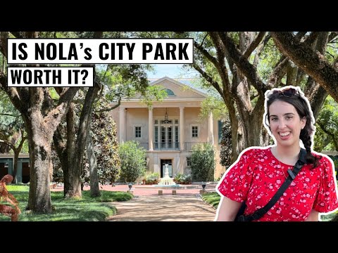 ONE DAY in New Orleans City Park: Longue Vue + Botanical Garden [NOLA Vlog]