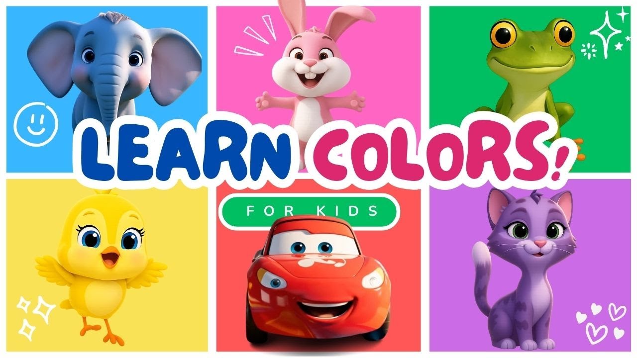 Color Names in English for Kids | Learn Colors for Preschool - YouTube