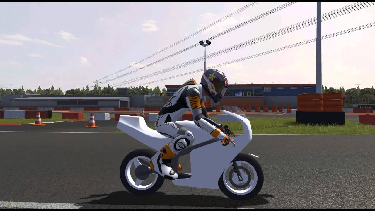 PiBoSo GP Bikes 12inch Mini Bike Test Proto Type at kart course - YouTube