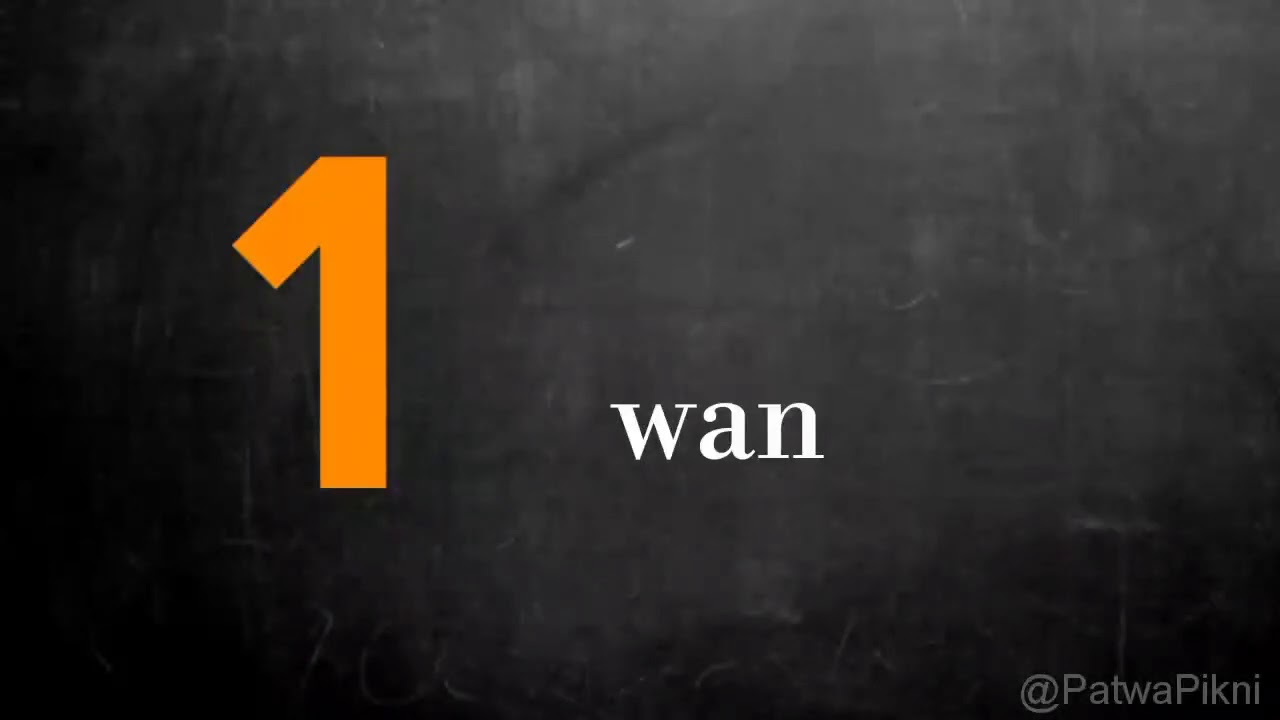 Learn Jamaican Patois - Numbers - YouTube