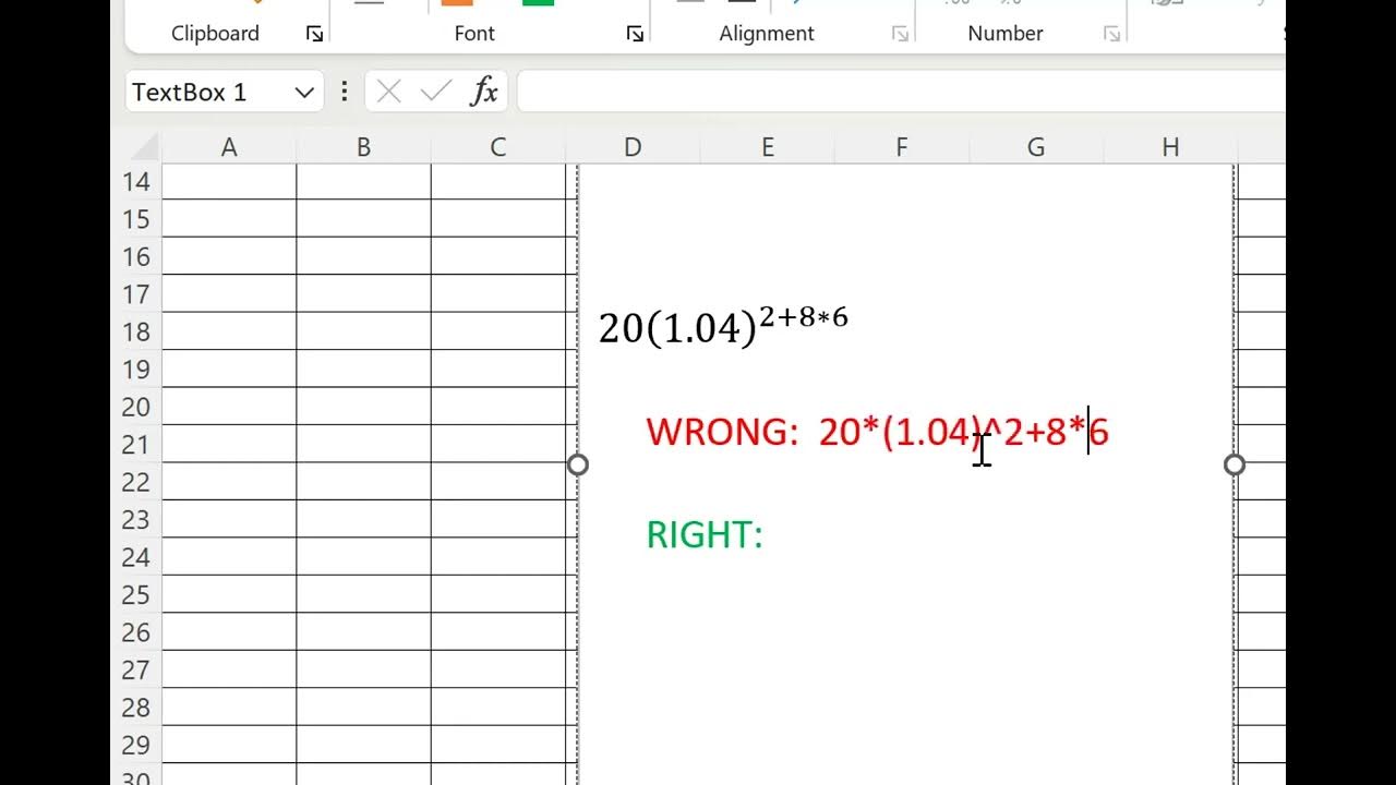 excel adding parenthesis to calculations - YouTube