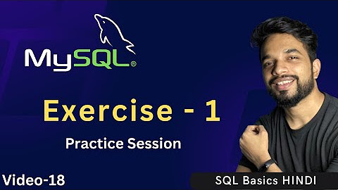 MySQL Exercises and Questions and Answers - YouTube