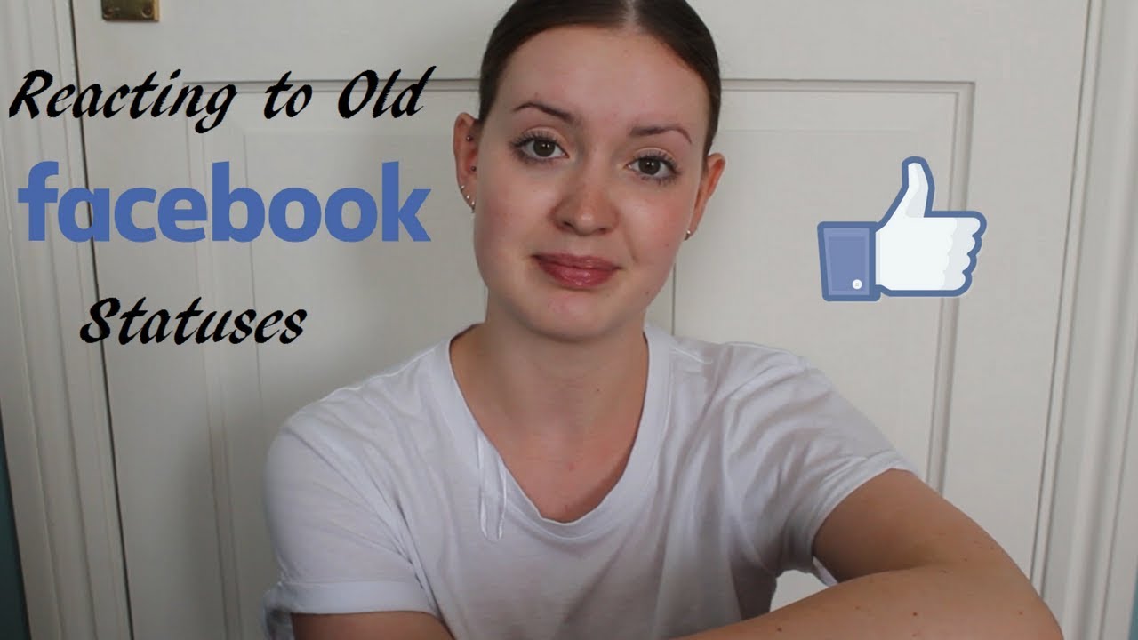 Reacting to Old Facebook Statuses! - YouTube