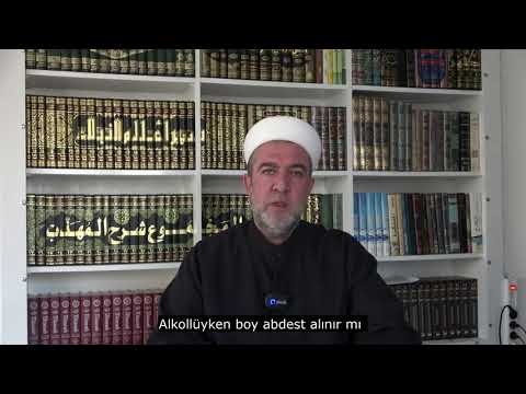 Alkollüyken boy abdest alınır mı